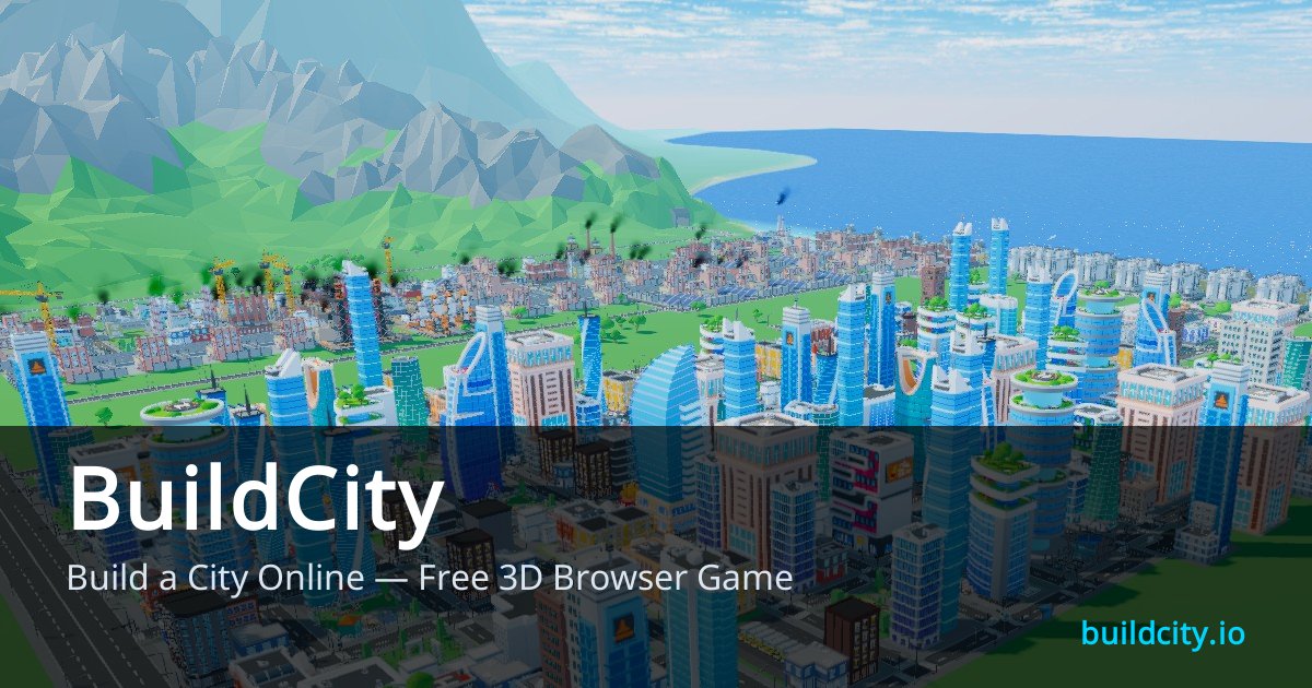 BuildCity.io - Build Your Own City Online Free | 3D Browser City Builder